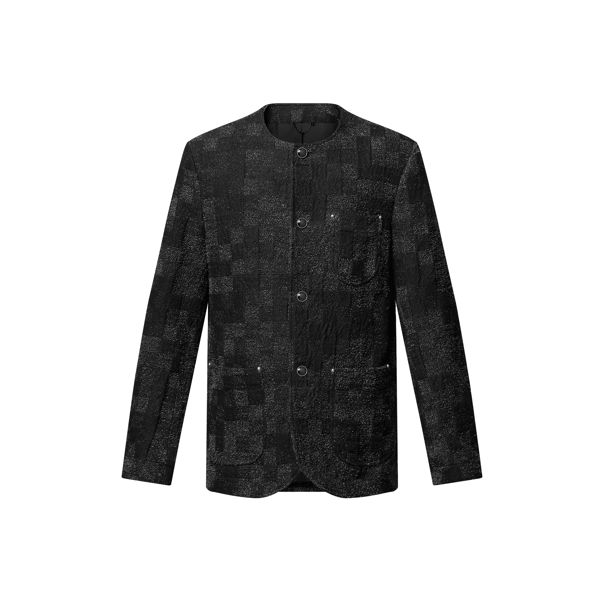 Denim Bouclette Collarless Jacket - Ready-to-Wear | LOUIS VUITTON